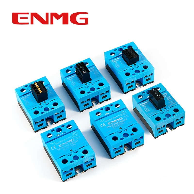 ENMG Single-Phase Solid State Relay SSR-35DA - 24VDC Control 220VAC ...