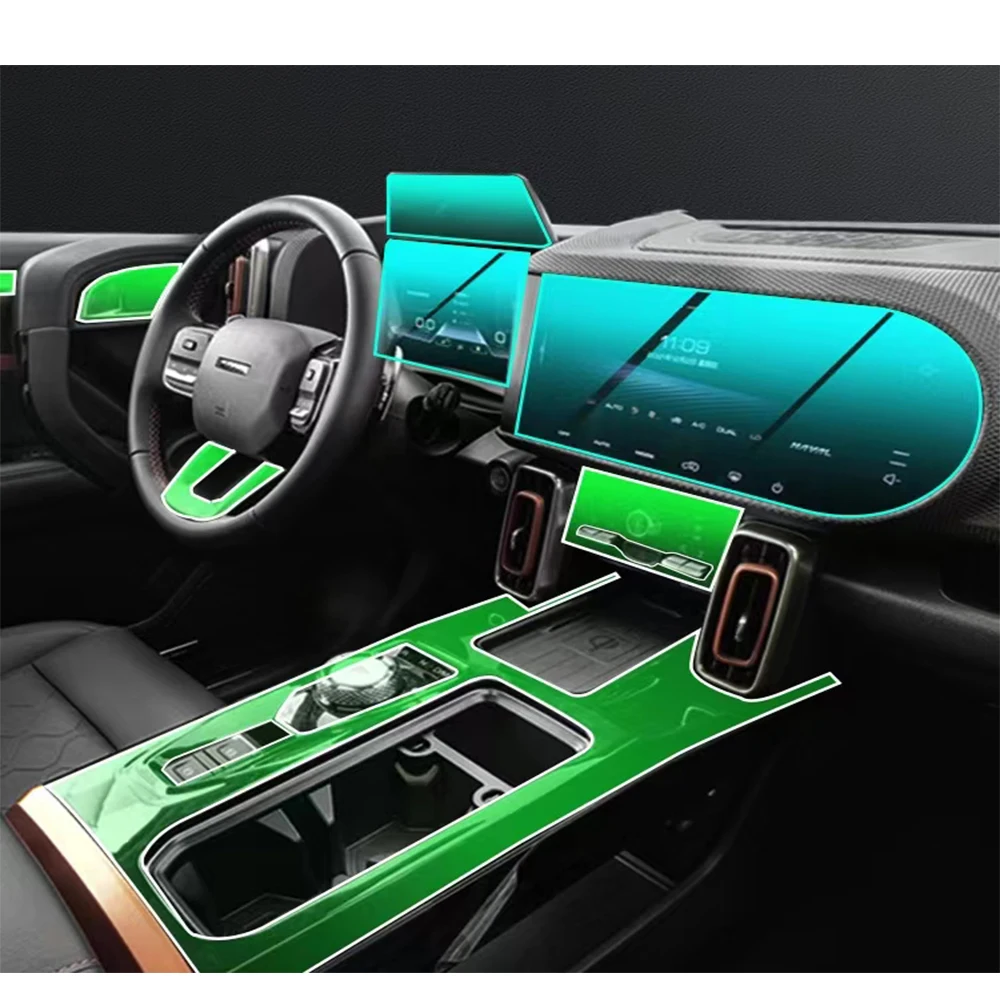 For-HAVAL-DARGO-2022-2023-Navigation-Screen-Automotive-Interior-TPU-Protective-Film-Cover-Anti ...