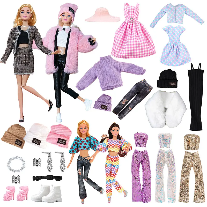 V-tements-Beurre-Barbie-Tenue-Robe-Manteau-Pull-Mode-Convient-pour-30cm-BJD-Accessoires-Costumes ...