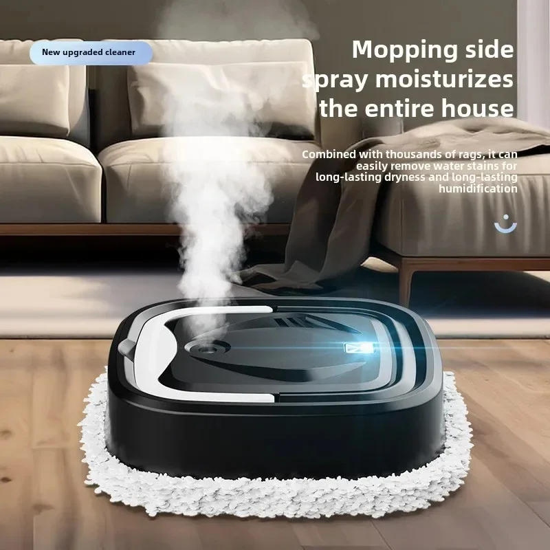 Smart Dual-Use Vacuum & Mop Robot | Home Humidifying Floor Cleaner ...