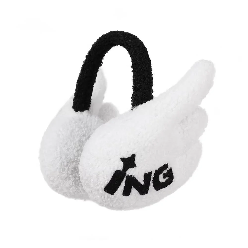 Y Demo Alternative Y2k Palm Angel Wings Letters Ear Muffs Women Winter ...