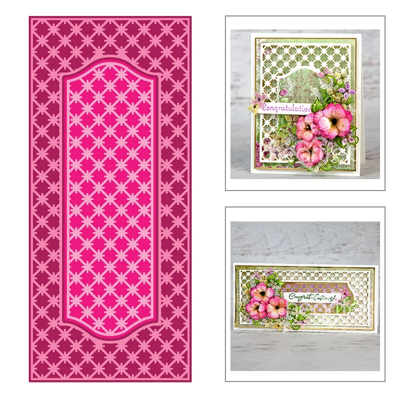 2022-New-Slim-Star-Lattice-Rectangle-Metal-Cutting-Dies-For-Making ...