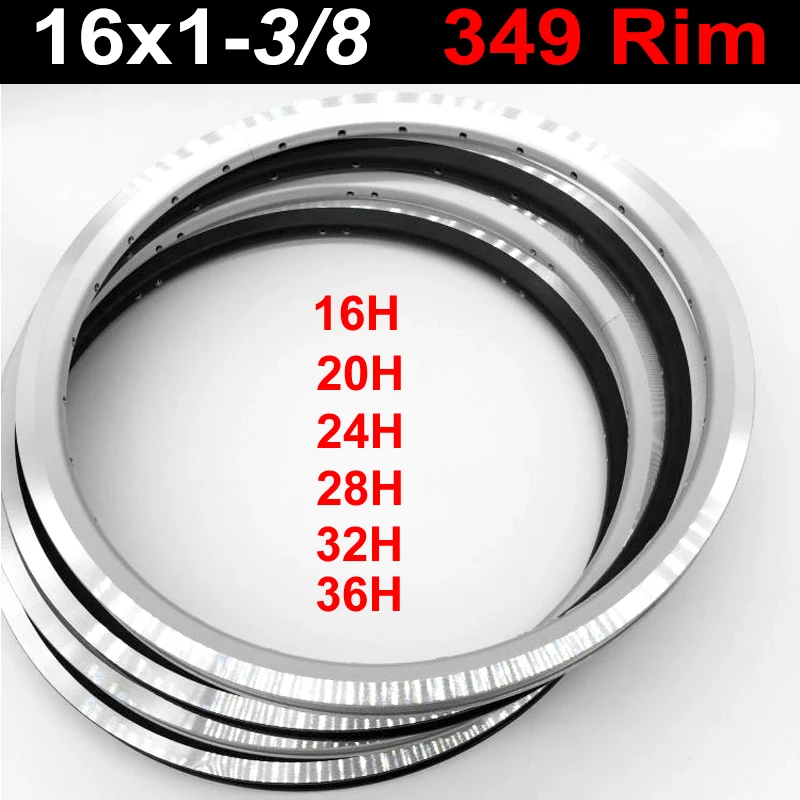 349-Double-Layer-Aluminum-Alloy-Bike-Rim-16x1-3-8-Bromptx-16-20-24-28 ...