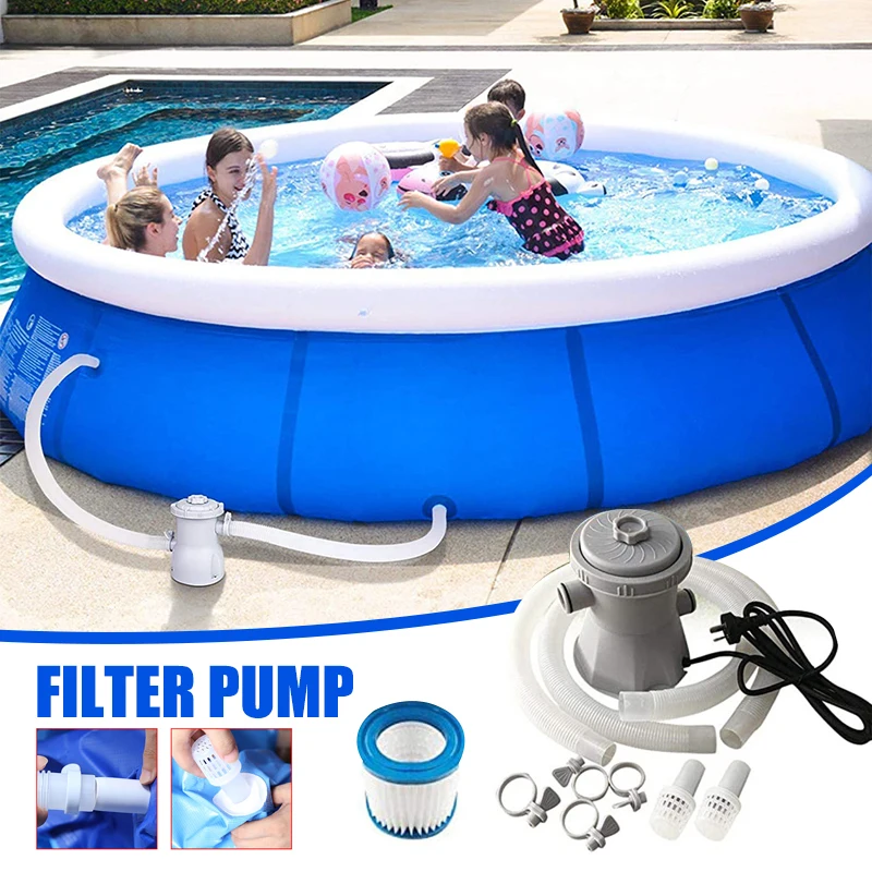 Above Ground Pool Filter Pump Electric Pool Circulating Cleaner ...