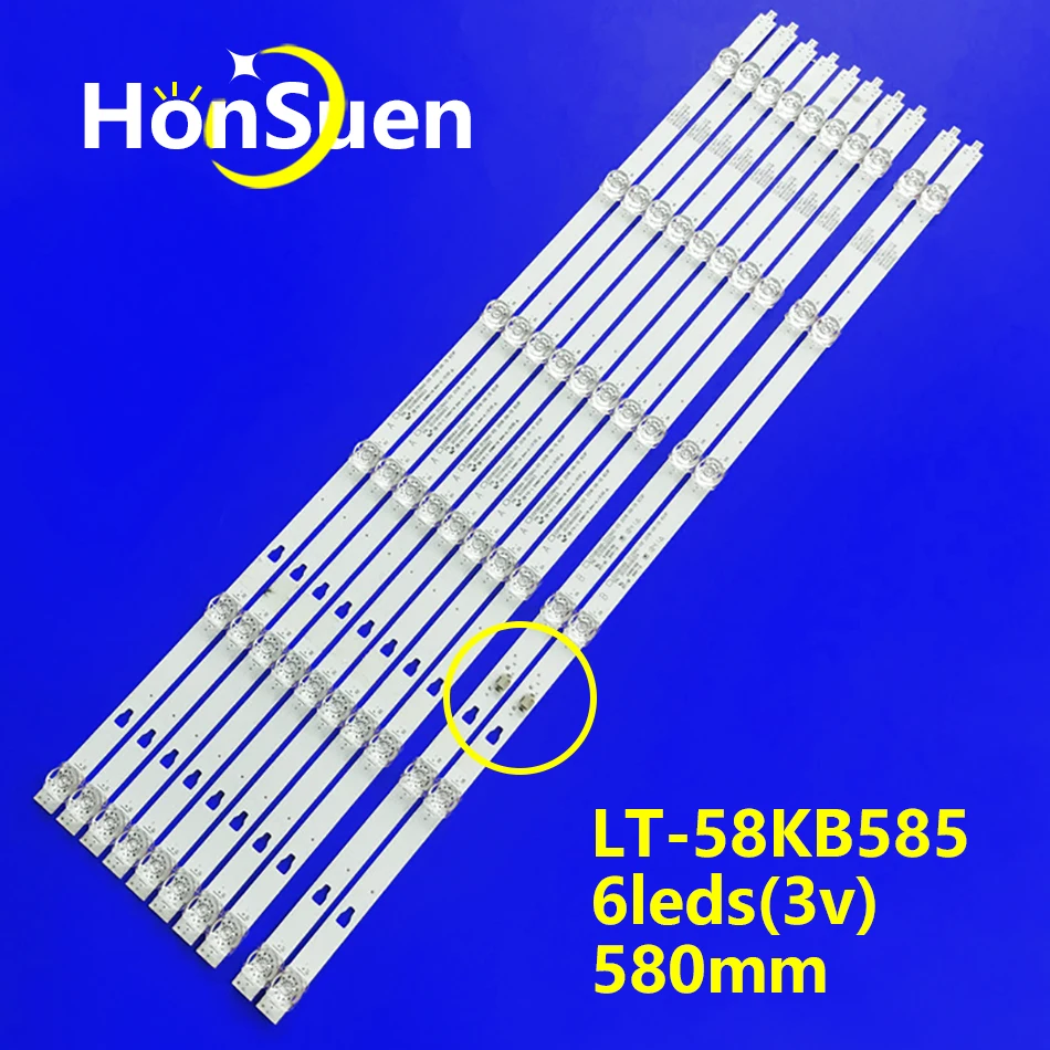 LED para JvC LT-58MB708 LT-58MAW595 LT-58MAW705 ONN 100069454 LED58D06A ...