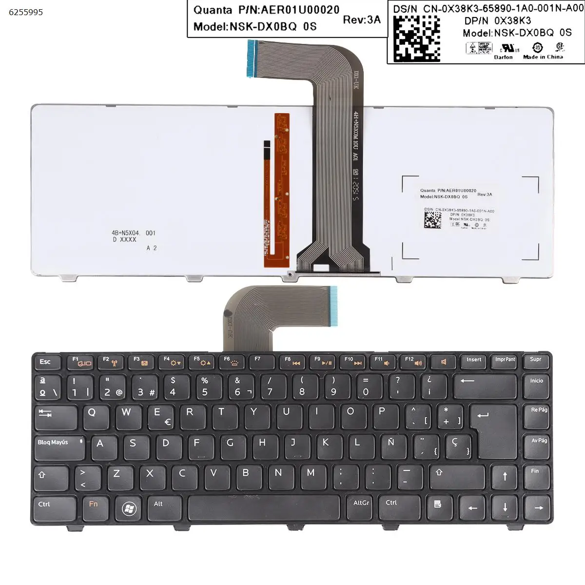SP Laptop Keyboard for DELL XPS 15 L502x 13z / N311z 14z / M411R N5050 ...
