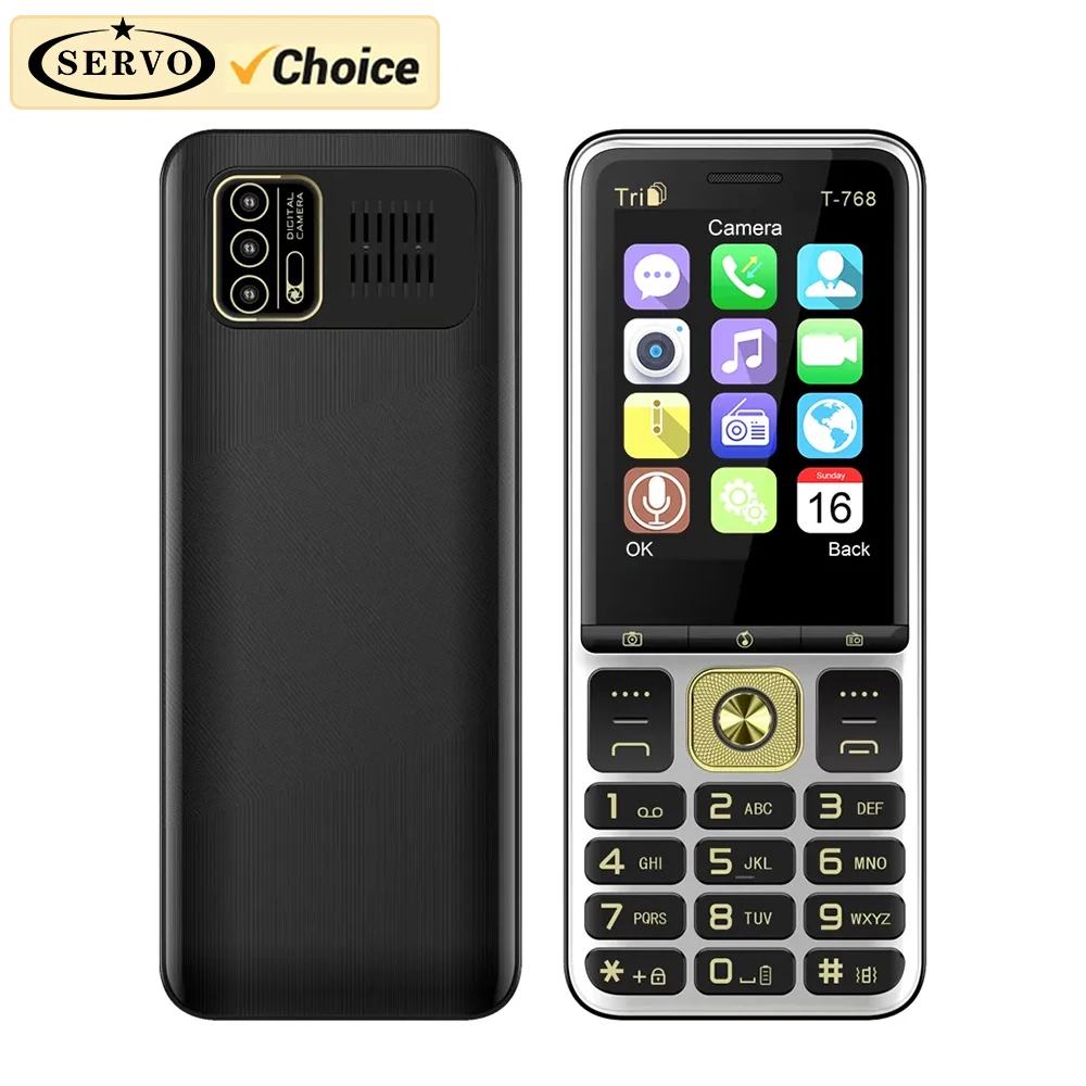 SERVO-Ultrathin-Design-3-SIM-Card-Mobile-Phone-2-8Inch-Screen-Speed ...