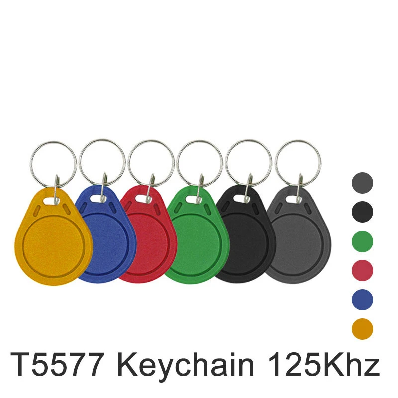 1/5/10pcs Em4305 T5577 Key Rfid Tag Access Control Card 125khz Keyfobs ...