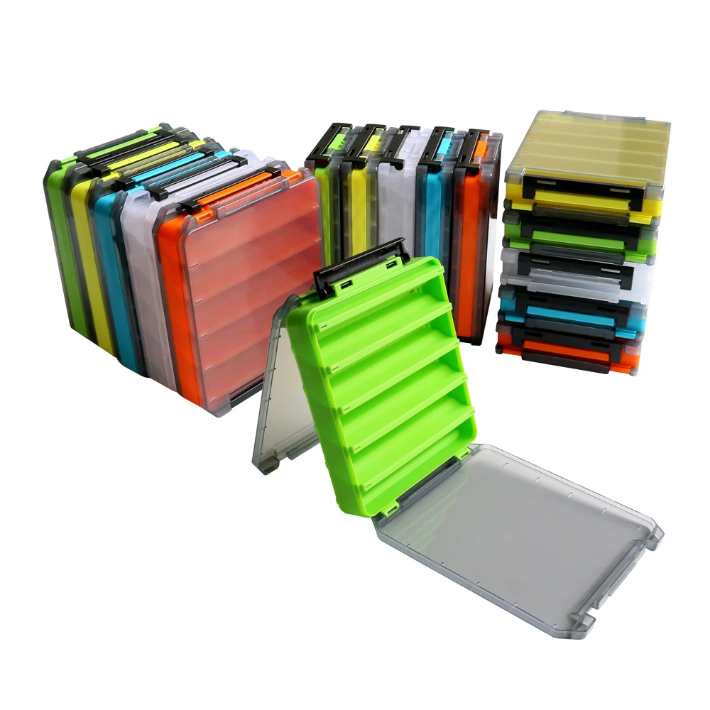 Fishing-Box-Double-Sided-Storage-Box-Plastic-Organizer-Boxes-Lures-for ...