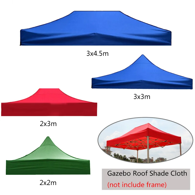 Tent-Roof-Oxford-Cloth-Shade-Awning-Tent-Cover-Garden-Gazebo-Waterproof ...