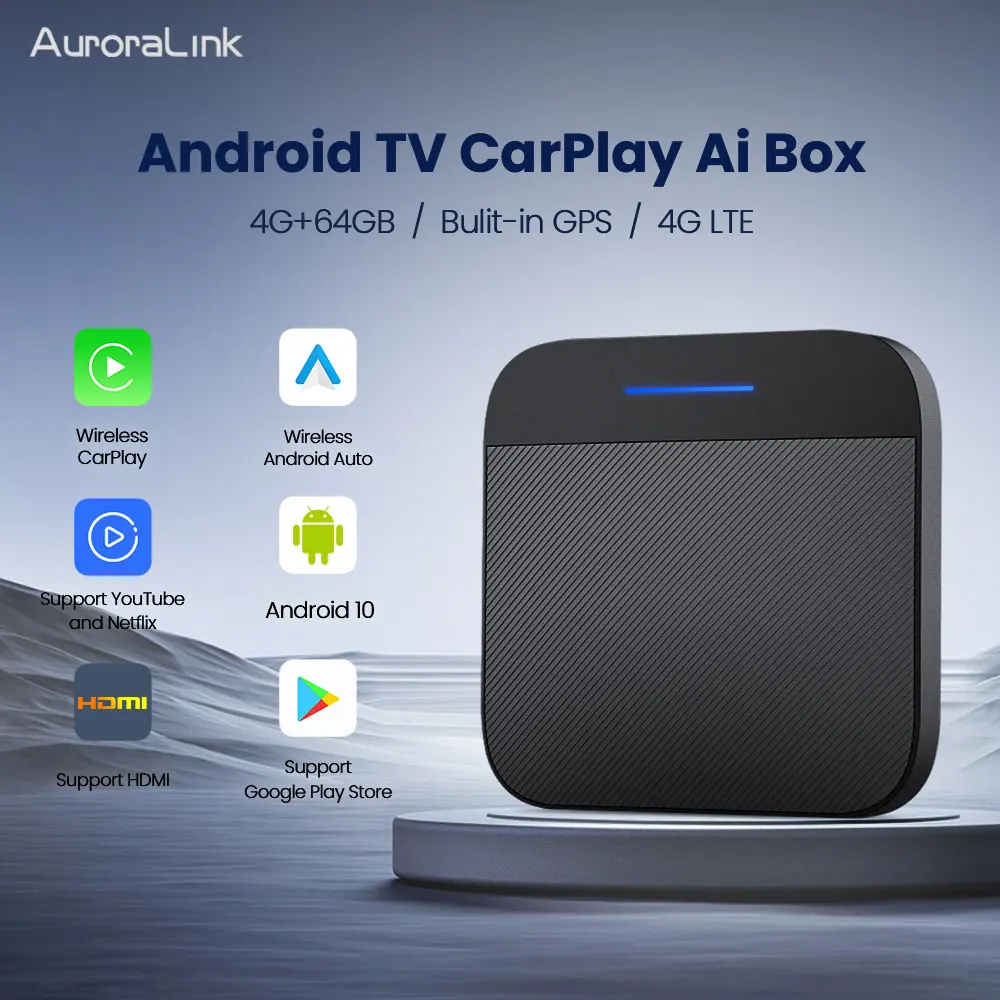 AuroraLink-Sistema-Android-sem-fio-CarPlay-Ai-Box-Adaptador-Autom-tico ...