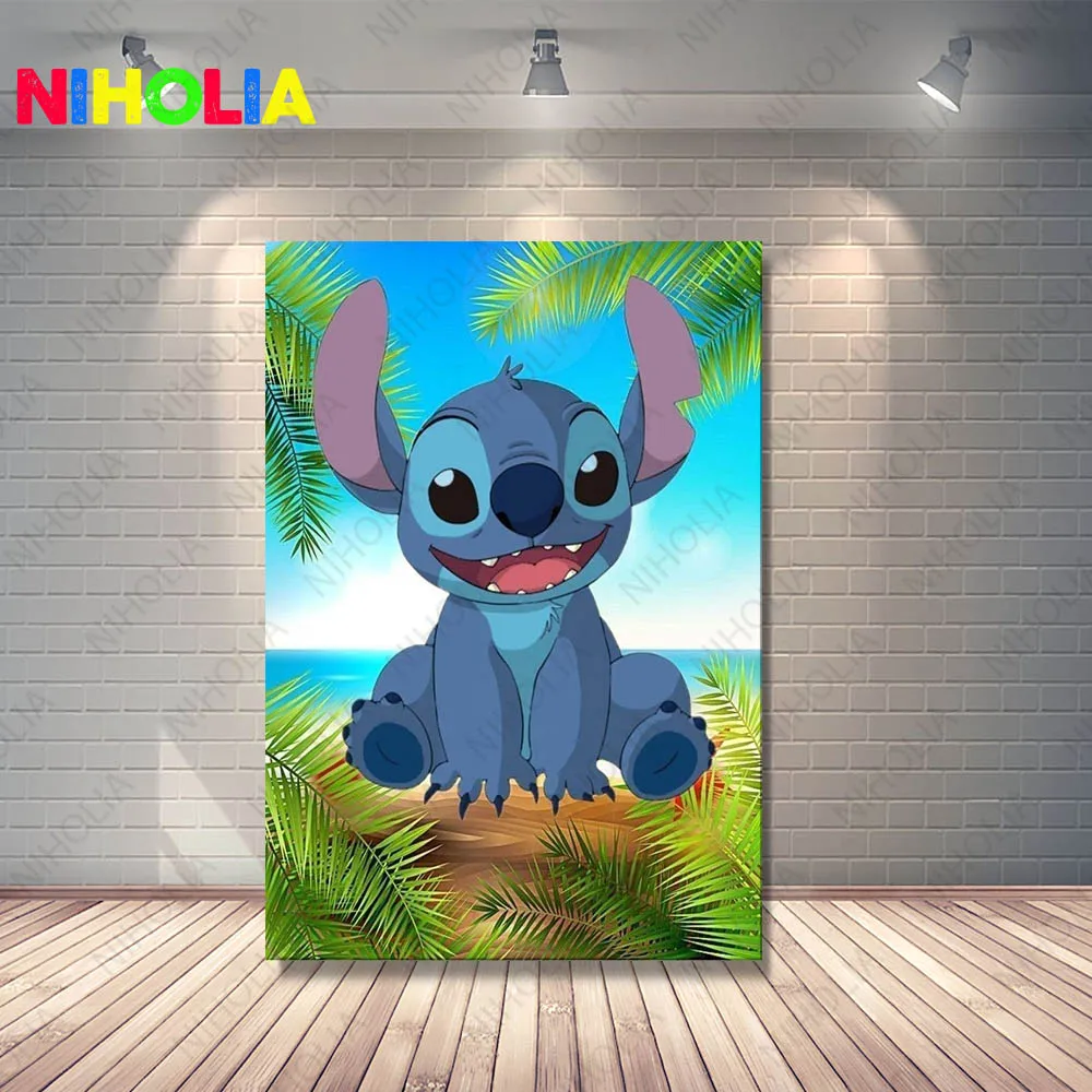 Tel-n-de-fondo-de-Disney-Stitch-para-fiesta-decoraci-n-de-playa ...
