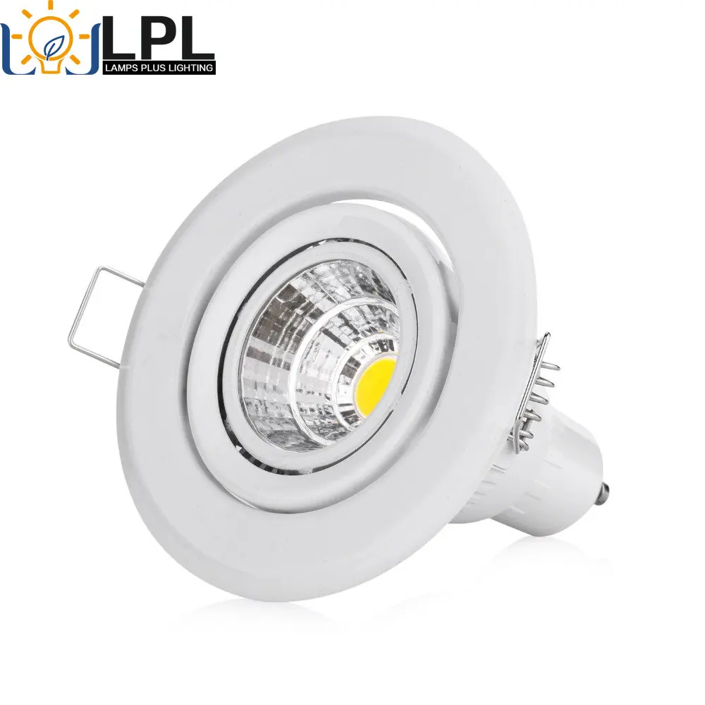 Mr16-Gu5-3-Gu10-Spotlight-Halogen-Bulb-Frame-Holder-Downlight-Round ...