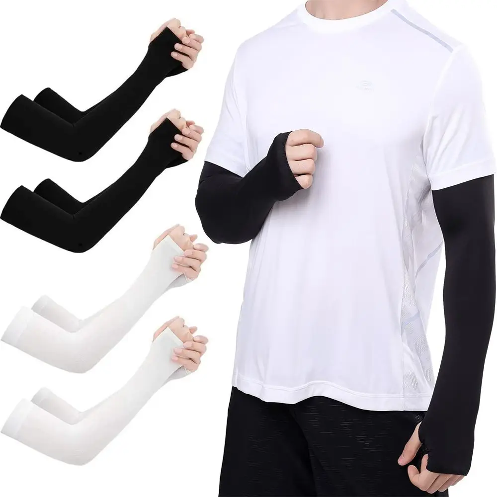 2Pcs-Arm-Sleeves-Warmers-Sports-Sleeve-Sun-UV-Protection-Hand-Cover ...