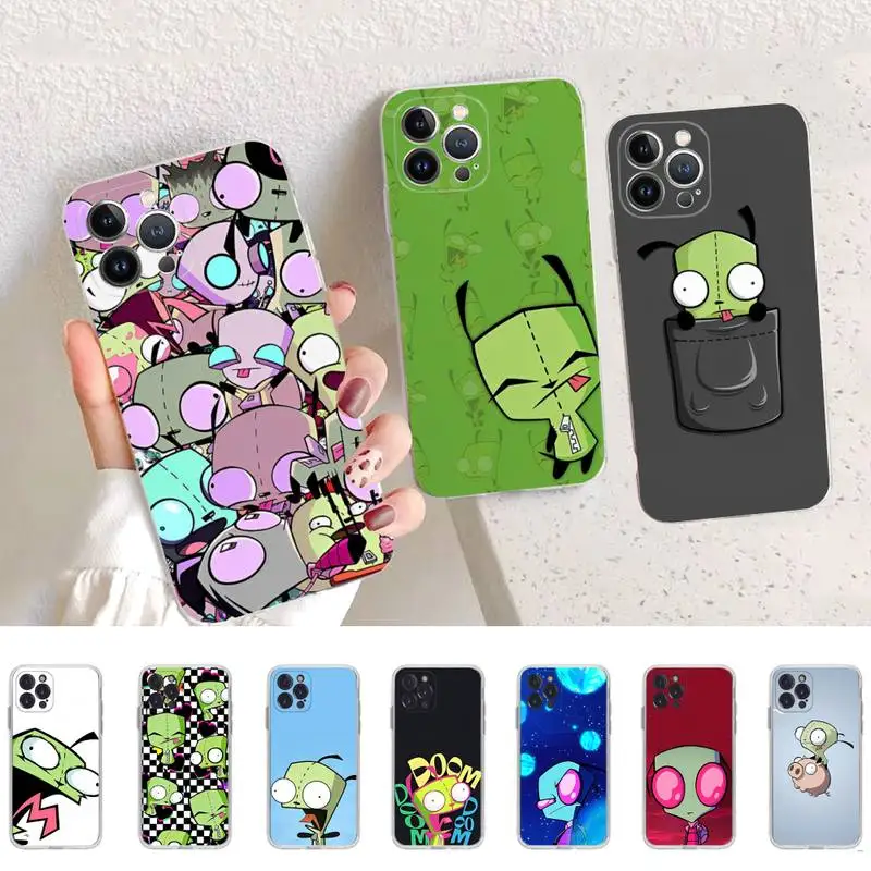 Invader-Zim-Phone-Case-Silicone-Soft-for-iphone-14-13-12-11-Pro-Mini-XS ...