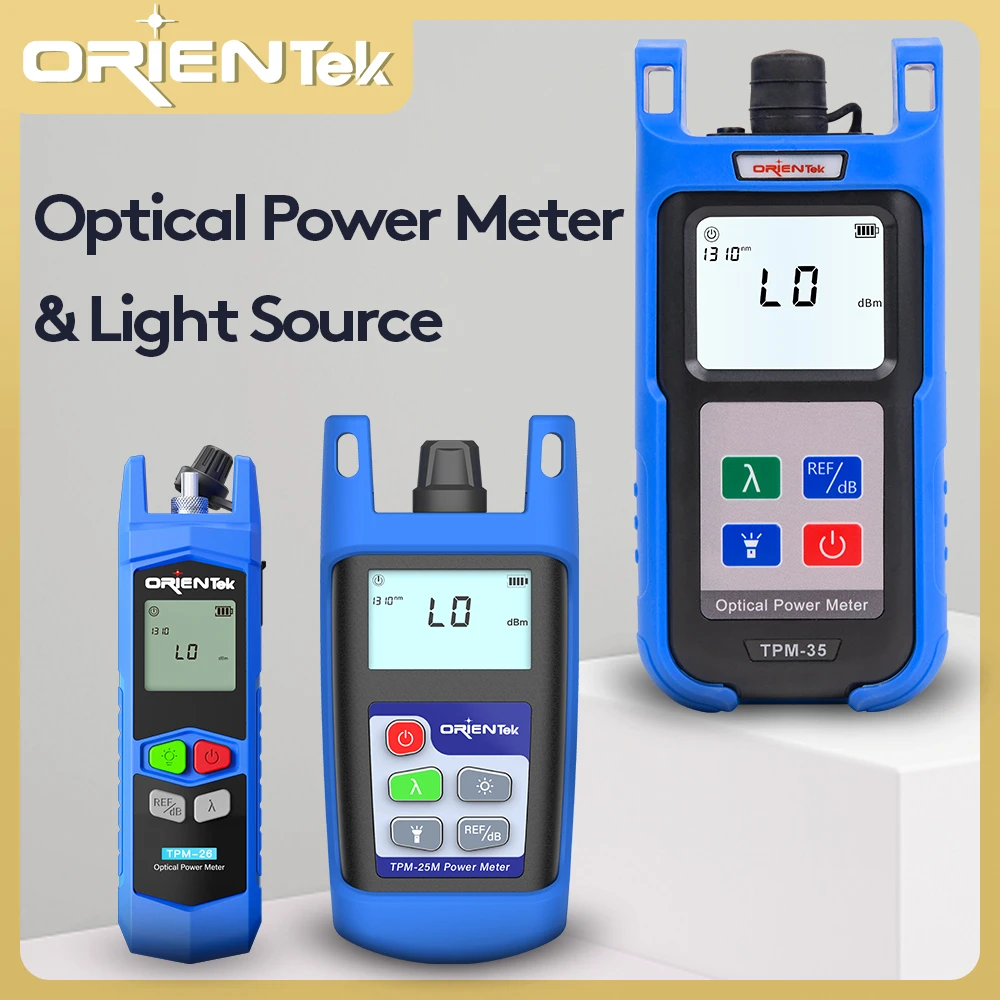 OrienTek Fiber Optic Power Meter Optical Light Source 850/1300/1310 ...