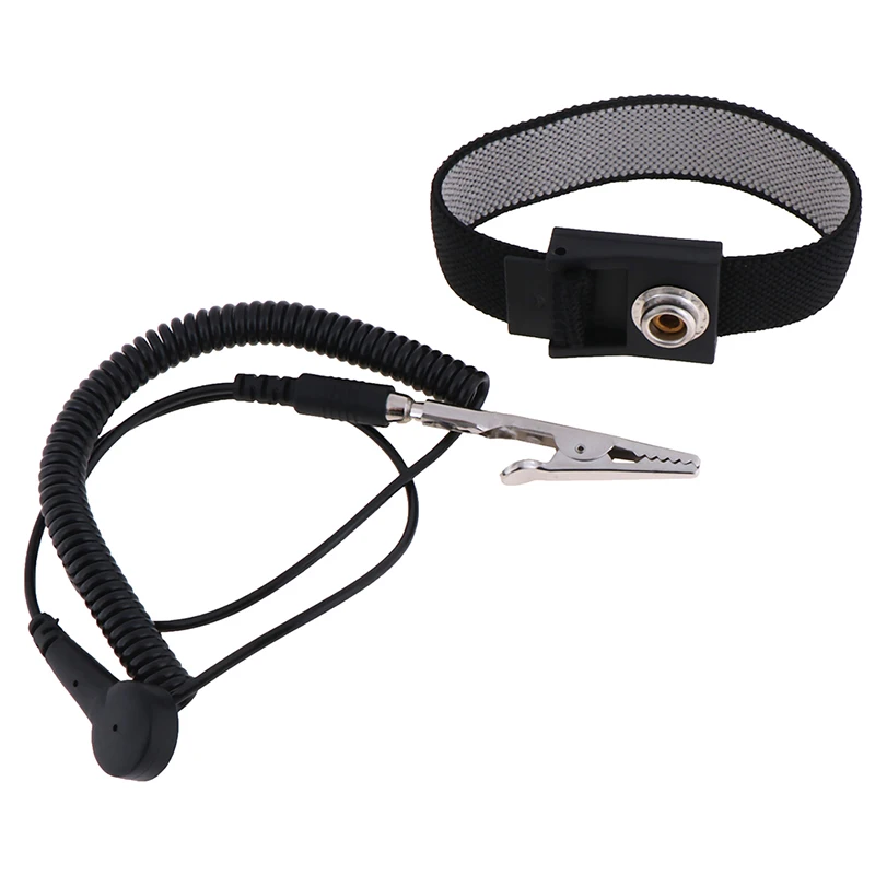 1 Uds 1,8 m correa esd antiestática ajustable pulsera de conexión a ...