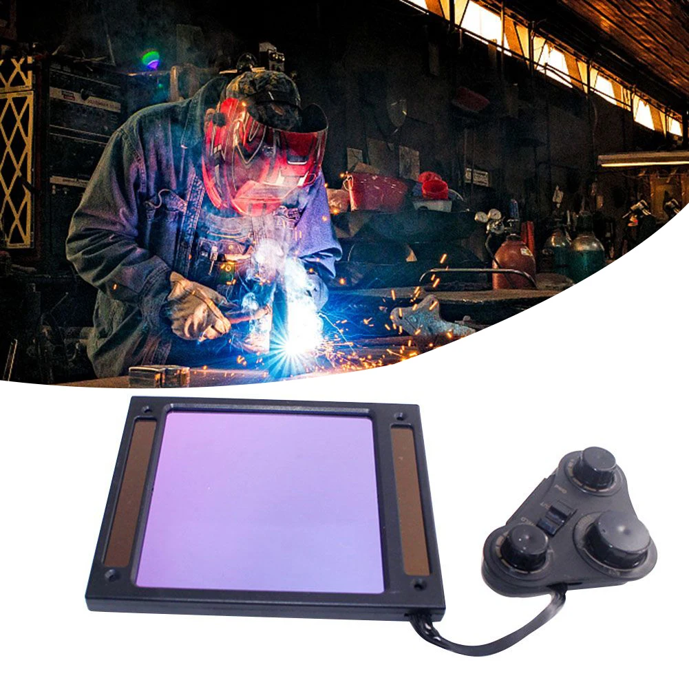 Solar Energy Automatic Dimming Welding Filter Adjustment Welding Helmet ...