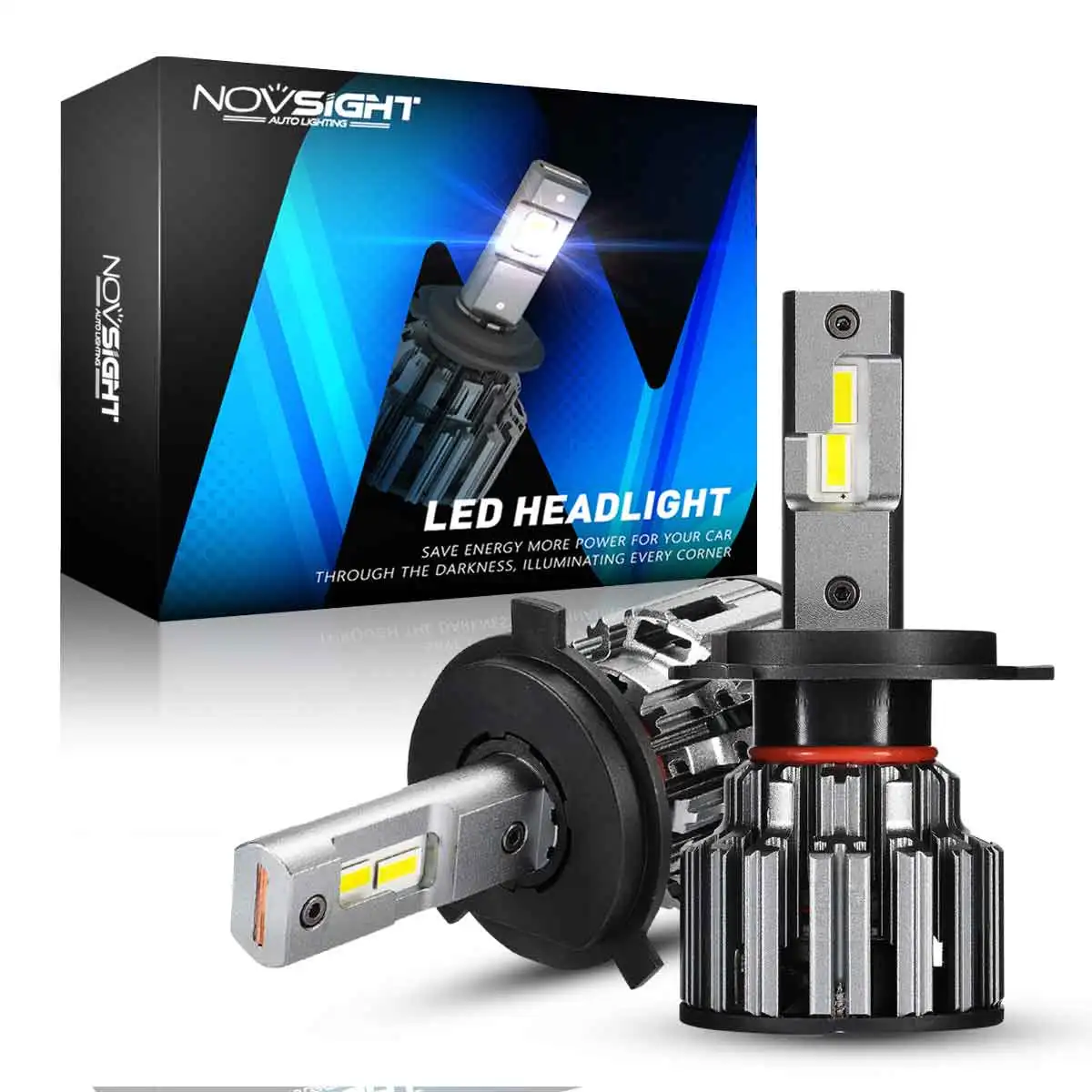 Novsight H7 Led H4 H11 9006 9005 Car Headlights Bulbs 90w 15000lm ...
