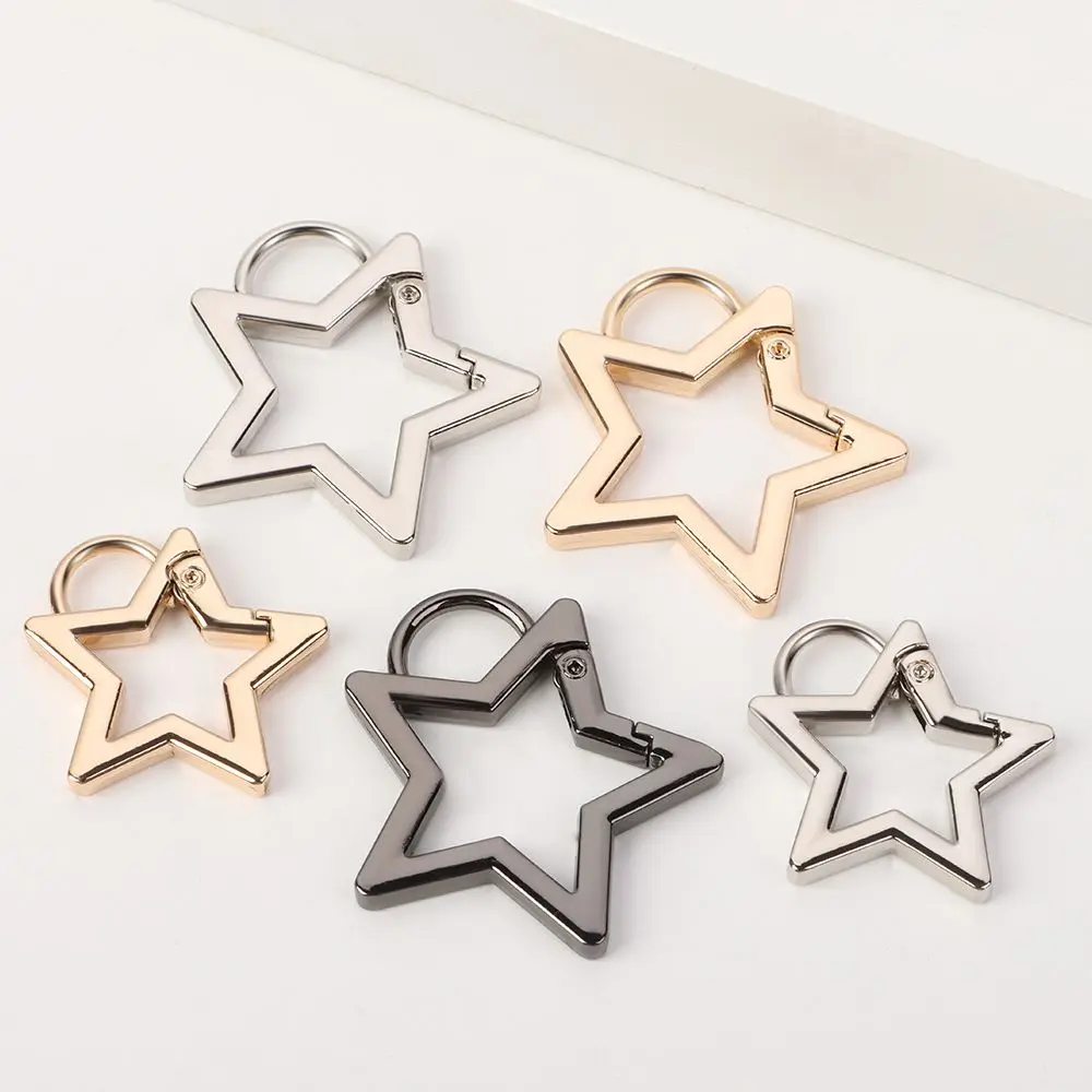 1 PC Zinc Alloy Star Shape Spring Clasps Snap Hook Carabiner Clip Purse ...