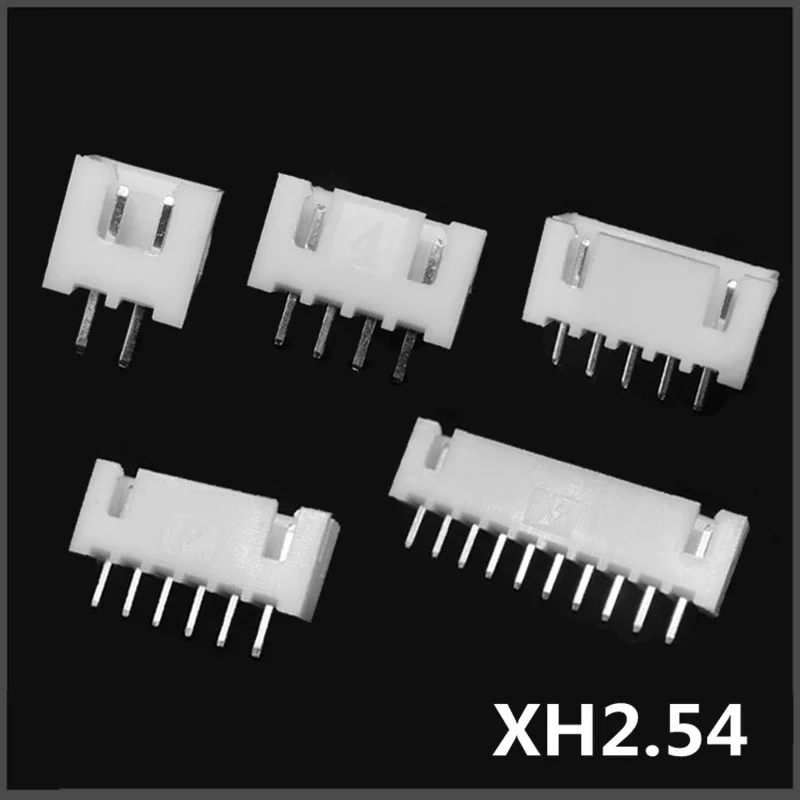 40pcs-XH2-54-2-54mm-Socket-Connector-Pin-Header-Straight-pin-2p-12p ...