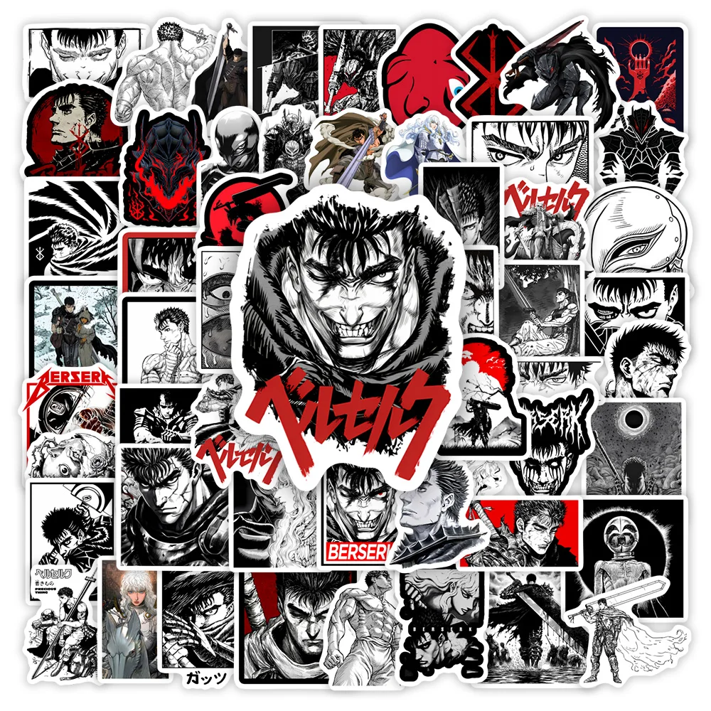 Ontdek de Berserk Guts Aesthetic: Stickers voor Fans van de ...