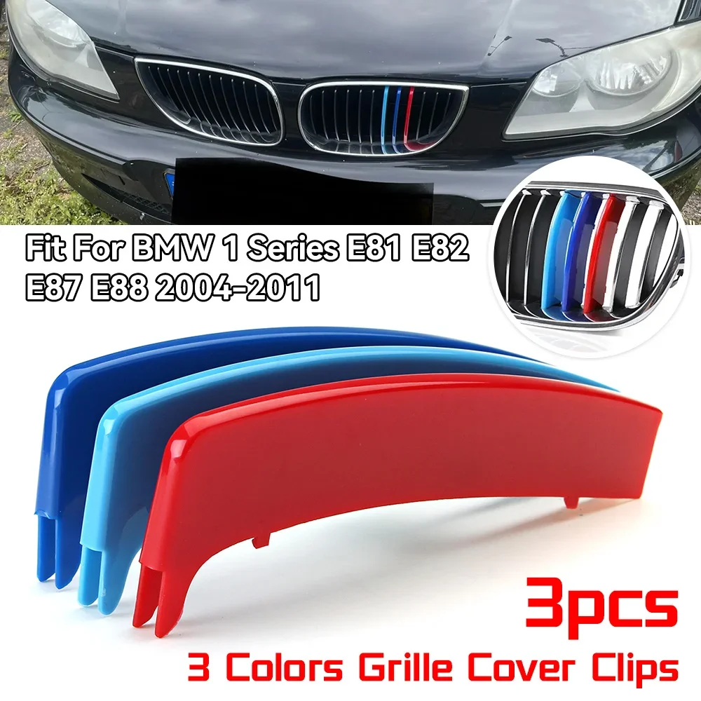 Car Front Grille Trim Sport Strips Cover Stickers Styling Buckle Cover ...