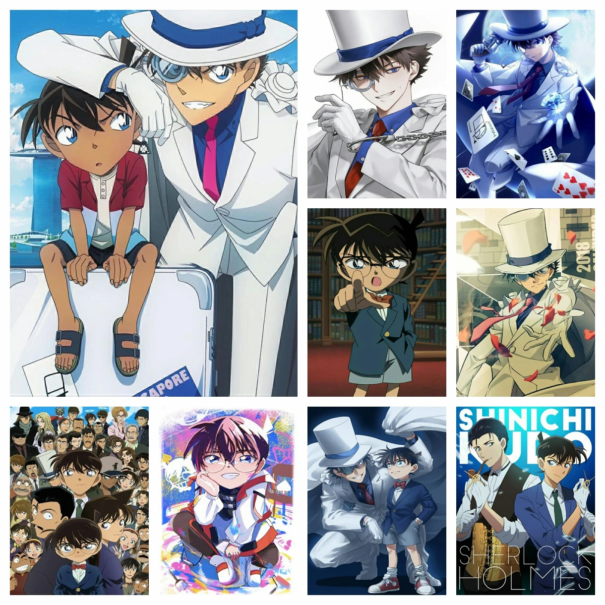 Detective-Conan-Anime-Diamond-Art-Kits-de-Pintura-Bordado-Legal-Mosaico ...