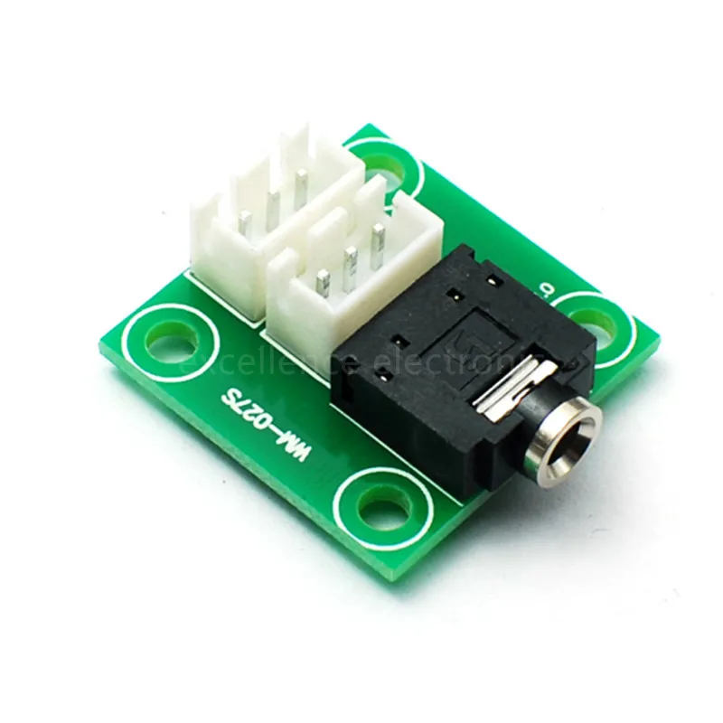 3.5MM Headphone Audio Signal Transfer XH2.54 3P Terminal Lead Amplifier ...