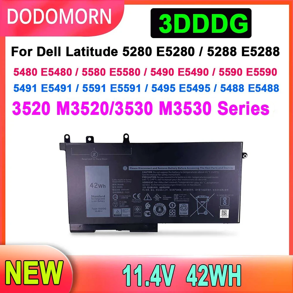 Bater-a-para-port-til-Dell-Latitude-5280-5288-5480-5580-5490-5590-5491 ...