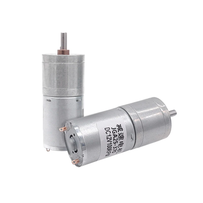 Jga25-370 Dc Motor Geared Motor 6v 12v High Torque Electric Gear Motor 5/10/15/30/60/100/150/200 ...