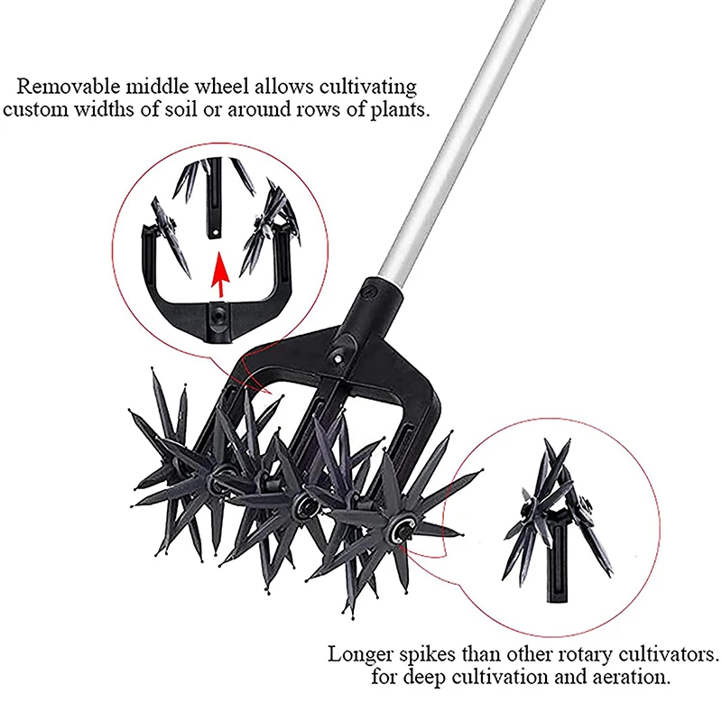 Spike Tiller Cultivator Hand