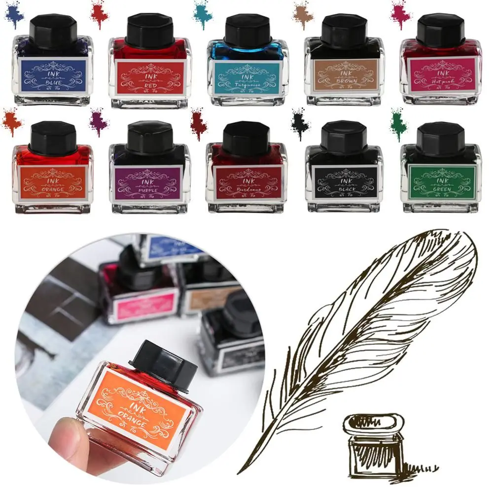 Carbon-free-Ink-For-Fountain-Pen-15ml-Non-carbon-Ink-Fountain-Pens ...
