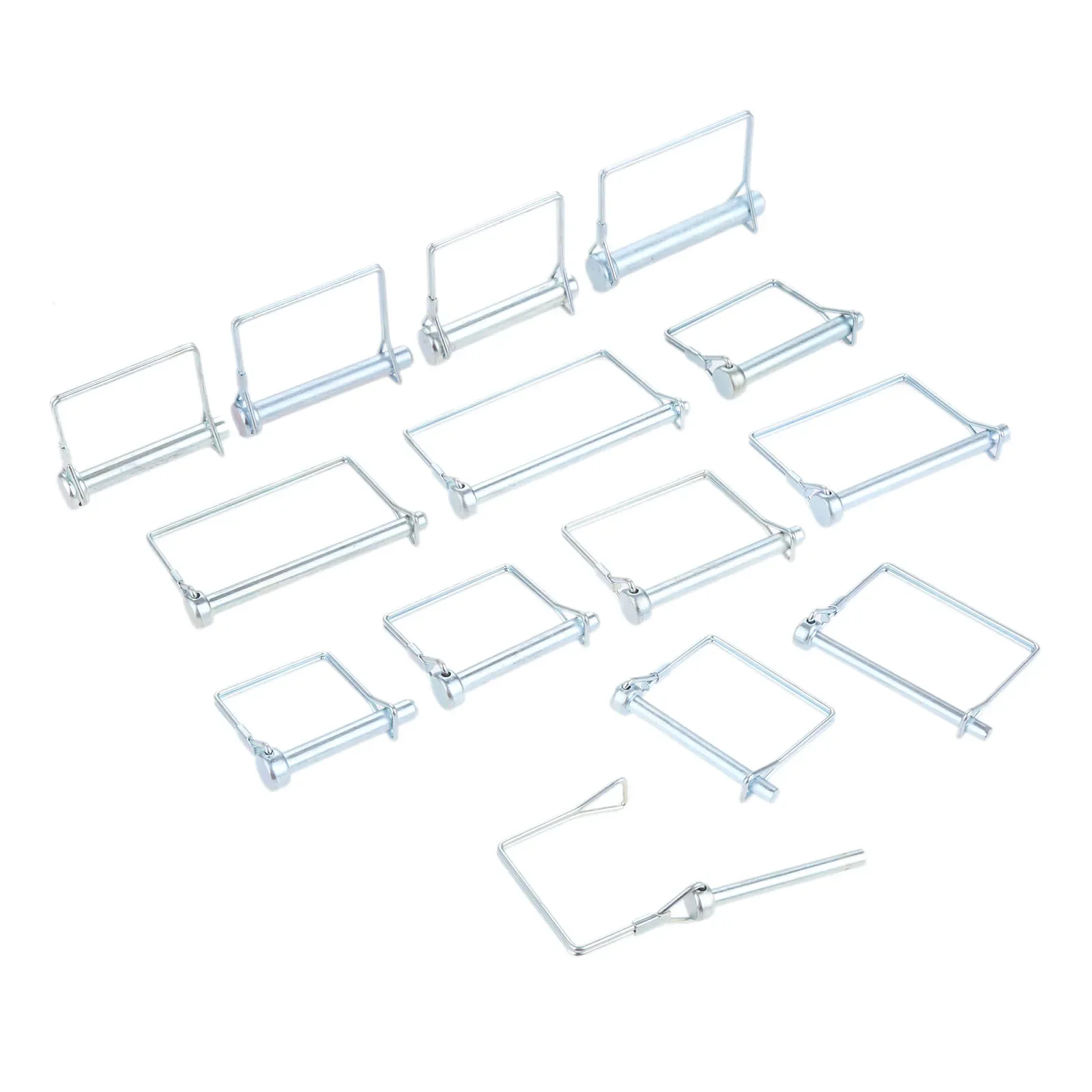 5-4-2pcs-Square-Shaft-Locking-Pin-Steel-D-shape-Ring-Safe-Coupler-Latch ...