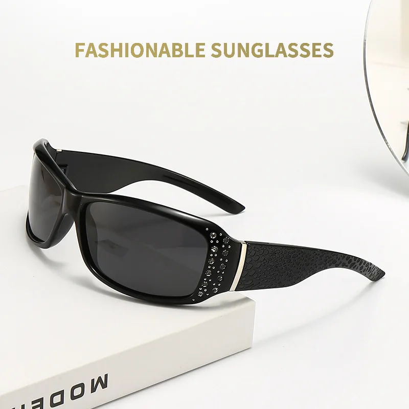 New-polarized-retro-fashion-diamond-sunglasses-women-men-2024-High ...
