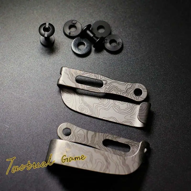 Titanium-TC4-titanium-belt-clip-plate-clip-pocket-clip-waist-clip-hook ...