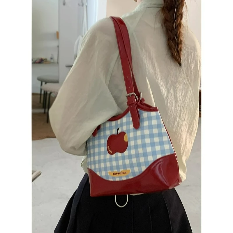 Bolso coreano para axila de nicho para mujer, bolsos de mano de gran ...