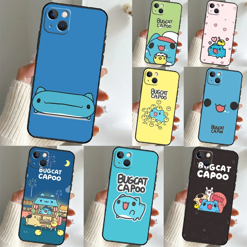 Love Comic Cat Bugcat Capoo Case For OnePlus 13T 13 13R 12 12R 11 10 ...