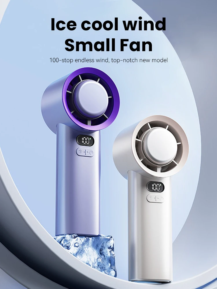 New-2024-Portable-Handheld-Turbo-Fan-Cooling-Small-Fan-Semiconductors ...