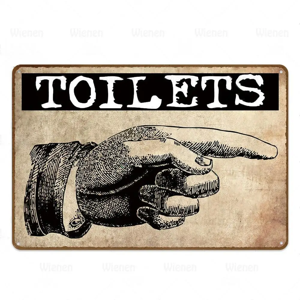 Vintage Restroom Signs