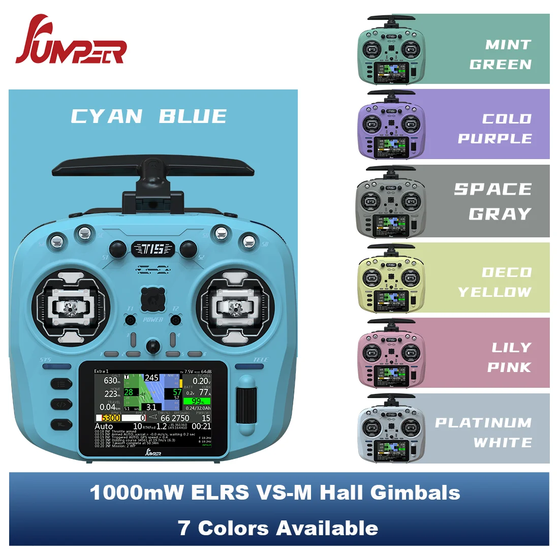 New-Jumper-T15-Macaron-Colour-HALL-RDC-1W-Full-Function-FPV-Remote ...