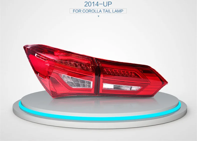 For Toyota Corolla Altis 2014 - 2023 Car Led Rear Tail Lights DRL Turn ...