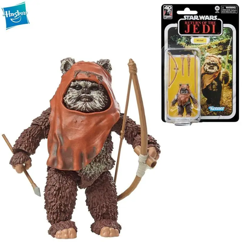 Original Hasbro Star Wars The Black Series Kenner Retro Ewok Wicket W ...