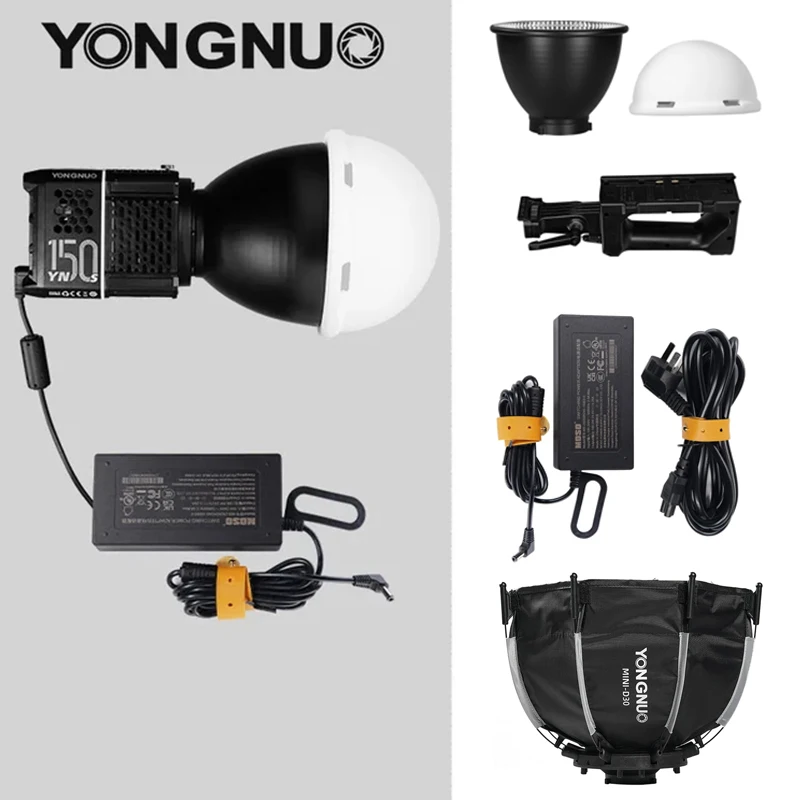 YONGNUO-YN150-YN150S-Bowens-Mount-port-til-COB-LED-Video-Light-Acess-rios-Softbox-AC-Power.jpg