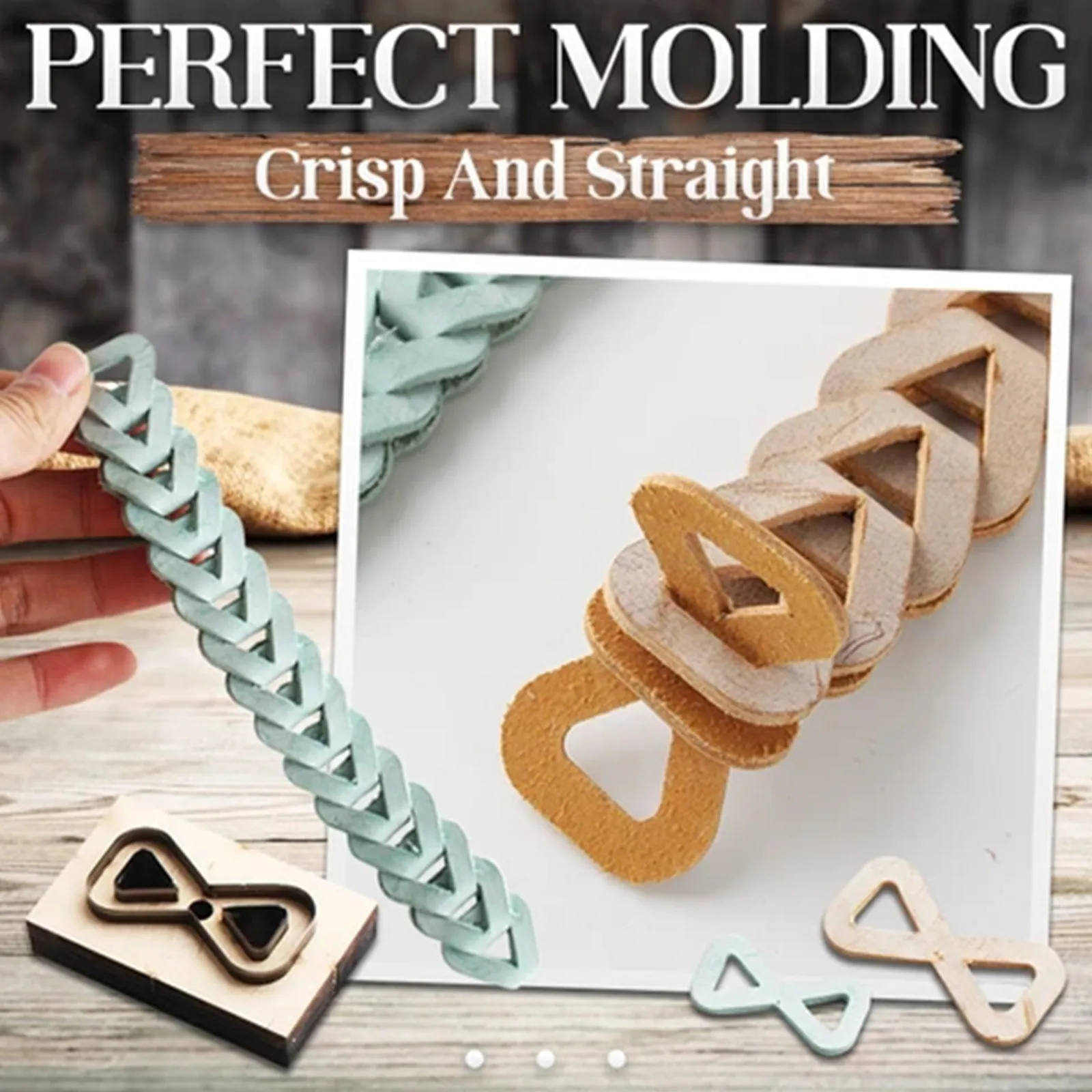 1pc Leather Mould Diy Wooden Die Cutting Leather Mold Diy Wooden Die ...
