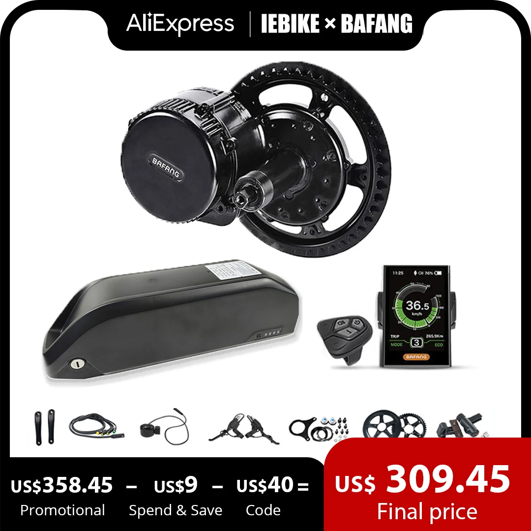 Bafang 250W 36V 미드 드라이브 모터, BBS01 BBS01B BBS02B BBS02 BBSHD BBS03 350W ...