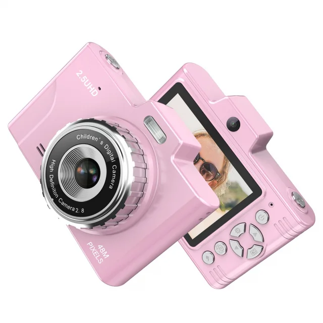 Mini CCD Camera 1080P 48MP Portable Kids Camera Zoom with Dual Lenses 2 ...