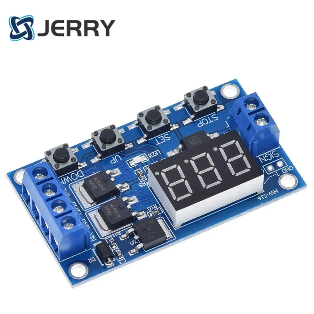 Trigger Cycle Timer Delay Switch 12 24V Circuit Board Dual MOS Tube Control Module| | - AliExpress