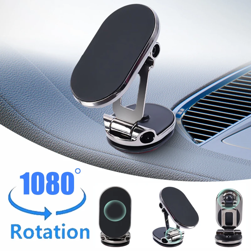 Magnetic-Mobile-Phone-Holder-Upgrade-1080-Rotation-Car-Dashboard-Mount ...