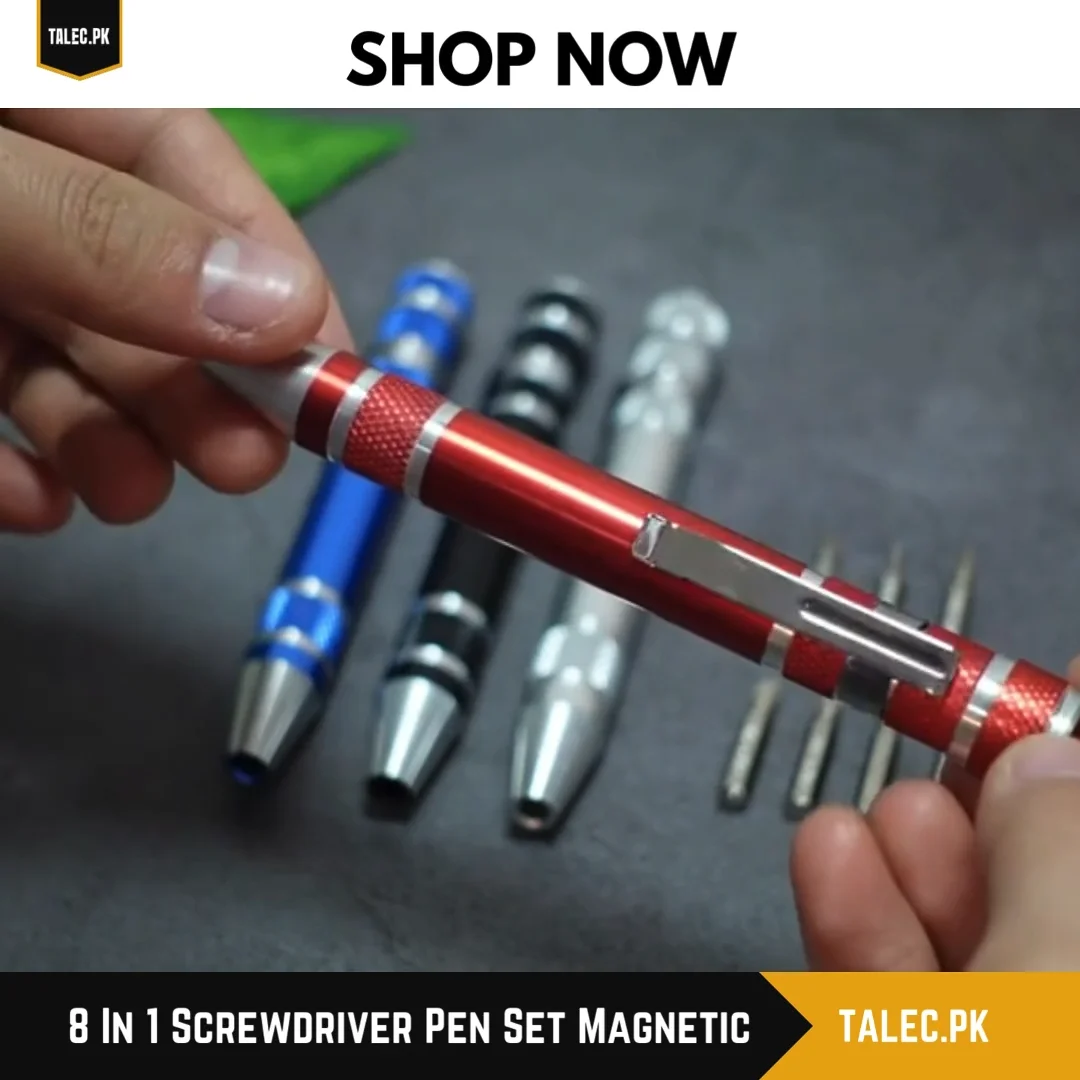 TALEC.PK Portable 8 In 1 Precision Screwdriver Pen Set Kit for Electric ...